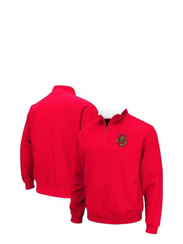 COLOSSEUM Cornell Big Tortugas Logo Quarter-zip Jacket - Red