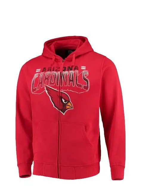 G-III SPORTS BY CARL BANKS Arizona Cardinals Perfect Season Full-zip Hoodie - Cardinal