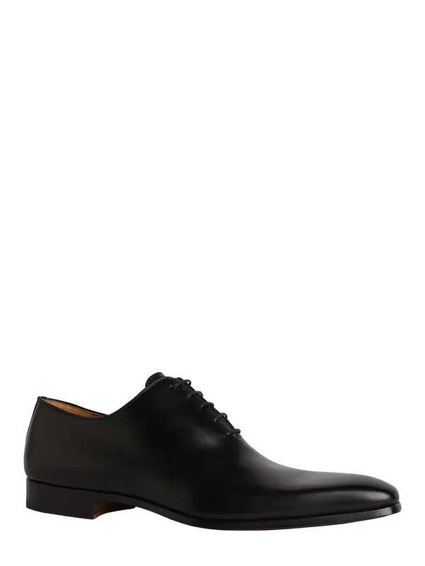 Magnanni Leather Oxford Shoes - Black