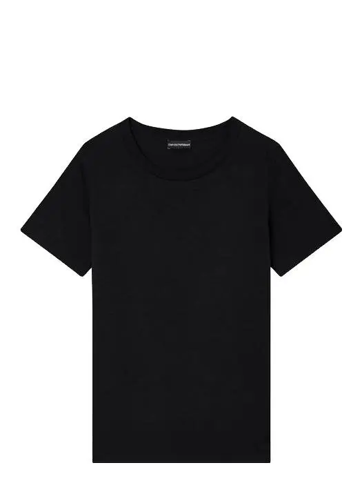 Emporio Armani Pima Jersey T-shirt - Black