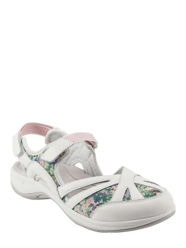 Easy Spirit Esplash Hiking Sandal - Bright White/pink Multi
