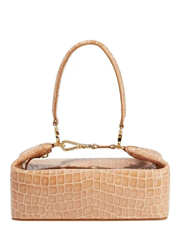 REJINA PYO Olivia Croc-effect Leather Tote - Neutral