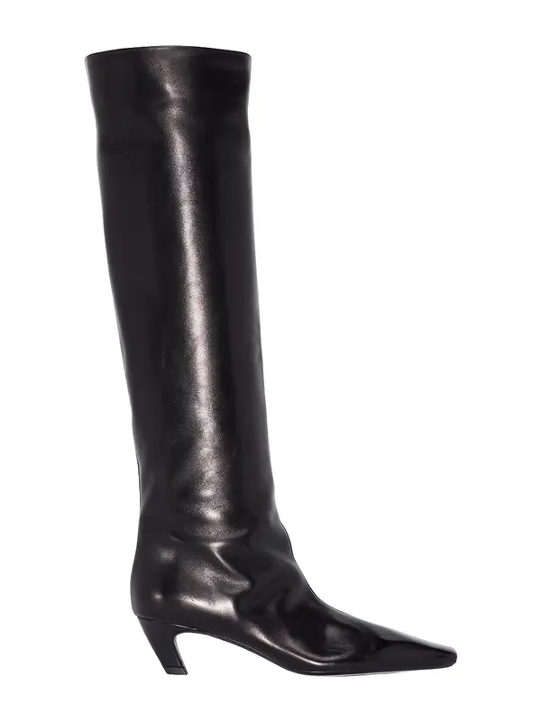 Khaite Davis Knee-high Boots - Black