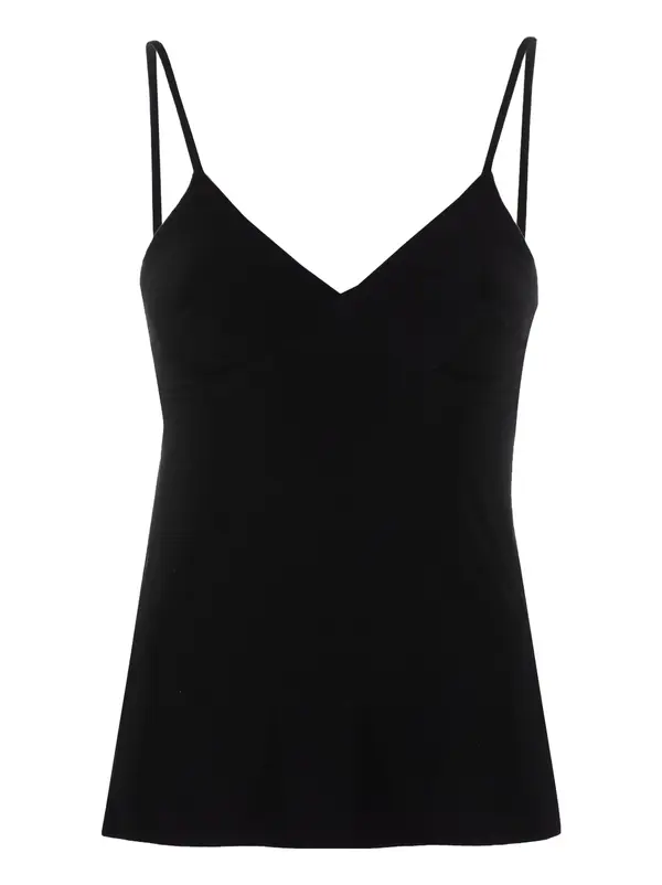 Norma Kamali Spaghetti-strap Top - Black