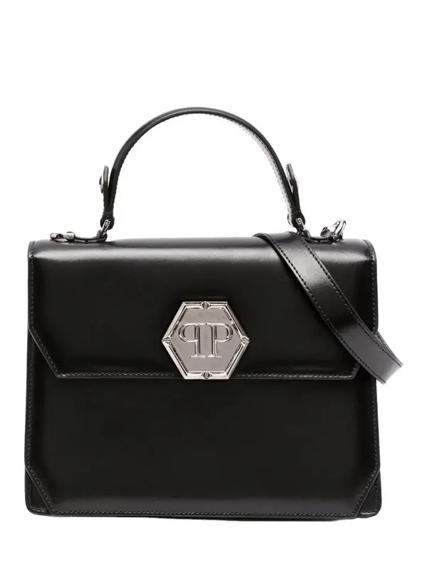 Philipp Plein Hexagon Logo Tote - Black