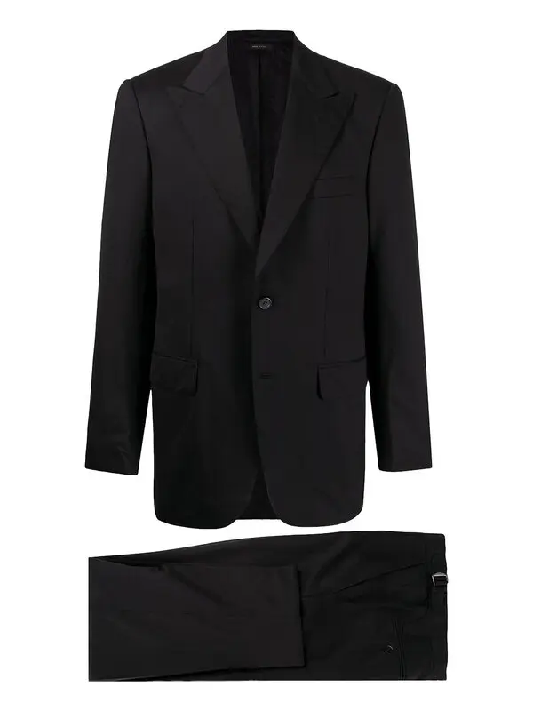 Brioni Single-breasted Wool Blazer - Black