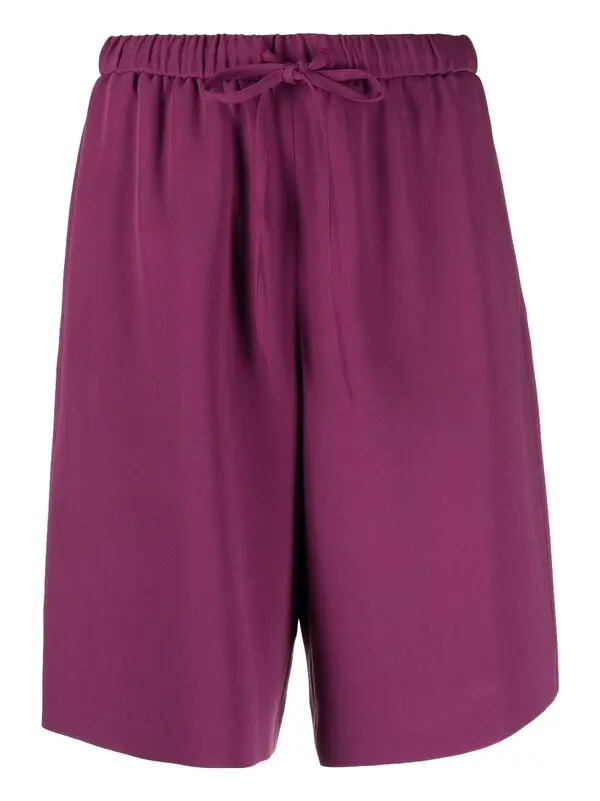 Valentino Garavani Drawstring Knee-length Shorts - Purple
