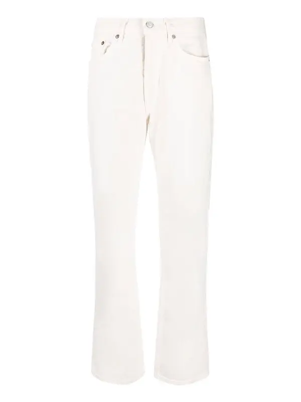 AGOLDE Straight-leg Denim Jeans - White