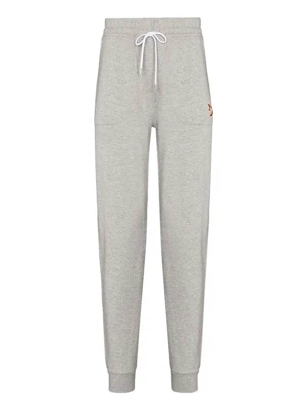 Maison Kitsuné Chillax Fox Tapered Track Pants - Grey