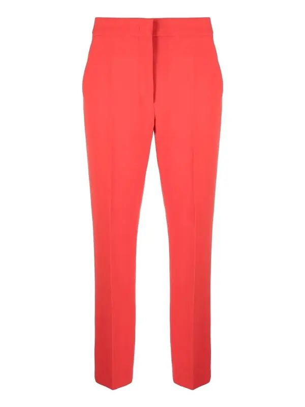 Moschino Cropped Tailored Trousers - Red