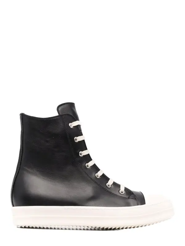 Rick Owens Fogachine High-top Sneakers - Black