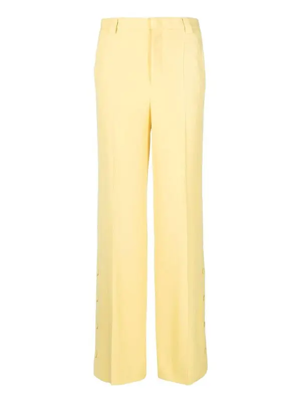 Red Valentino Tailored Wide-leg Trousers - Yellow