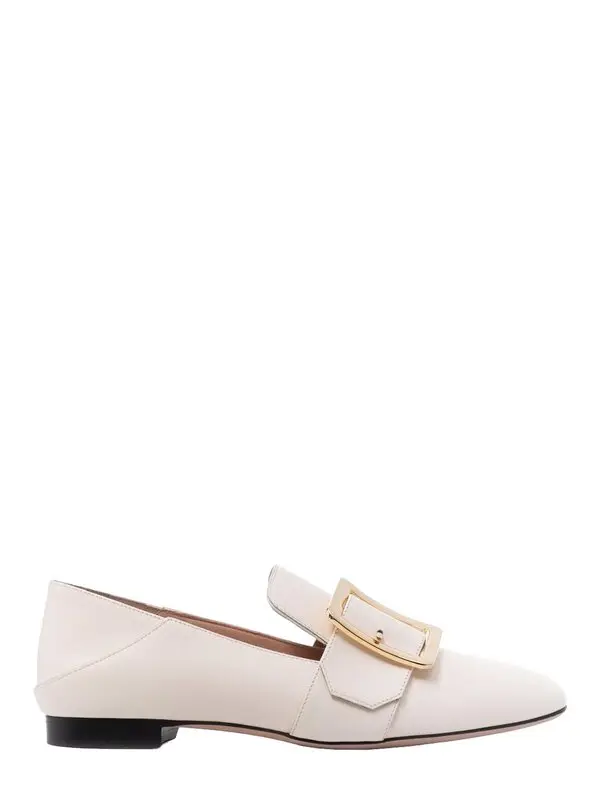 Bally Buckle-detail Leather Loafers - Neutrals