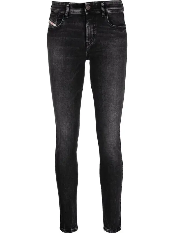 DIESEL® Slandy Skinny-leg Jeans - Black