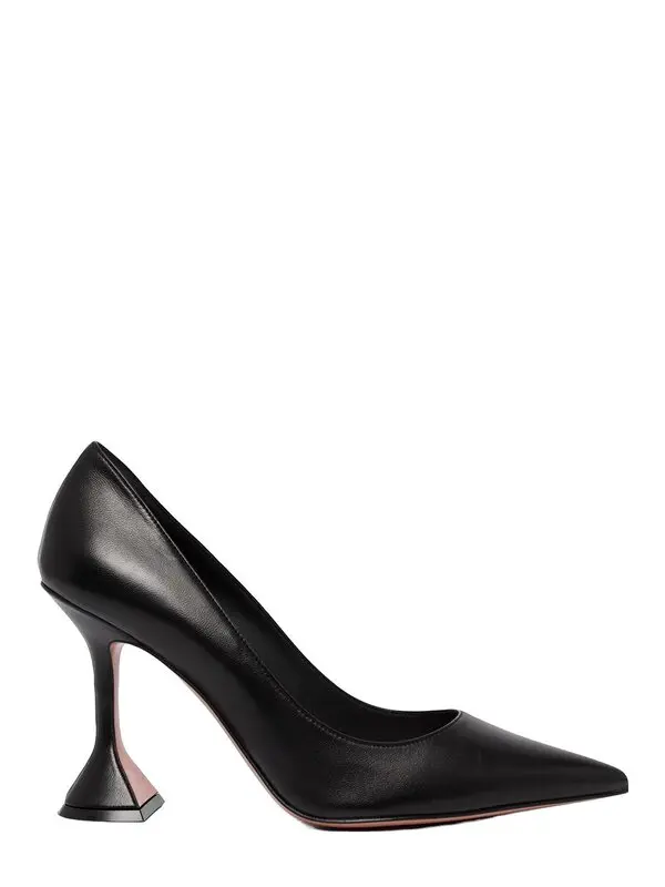 Amina Muaddi Sculptural Heel Pumps - Black