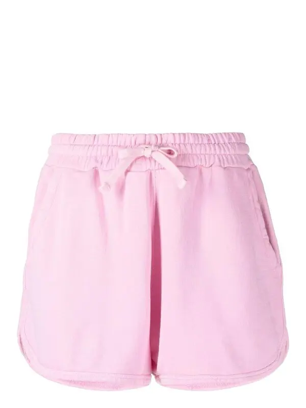 Red Valentino Cotton Blend Jogging Shorts - Pink