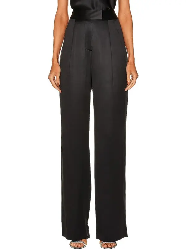 THE SEI Wide Leg Trousers - Black