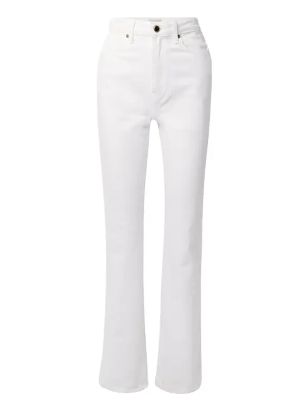 Khaite - KHAITE Danielle High-Rise Straight-Leg Jeans