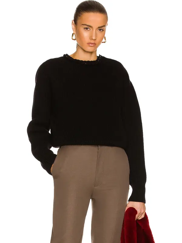 Bottega Veneta Rib Sweater - Black