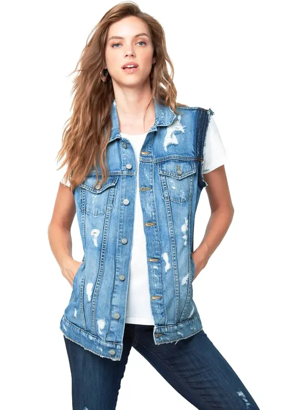 SIWY Carly Vest - Denim