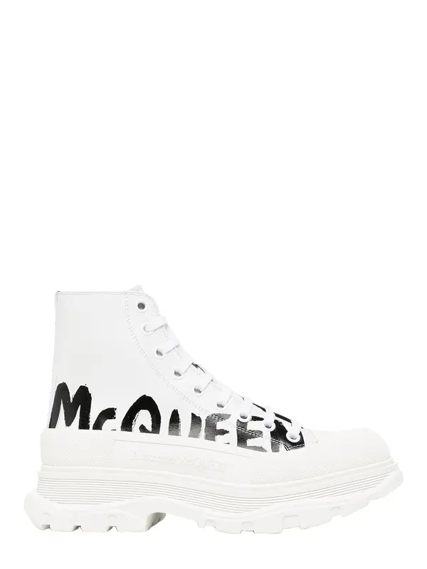 Alexander McQueen Tread Slick Sneakers - White