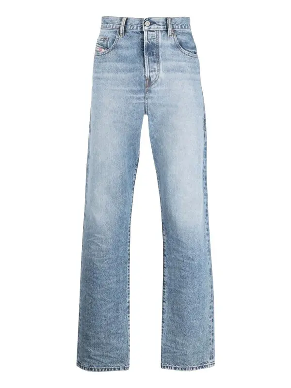 DIESEL D-viker Straight-leg Jeans - Blue