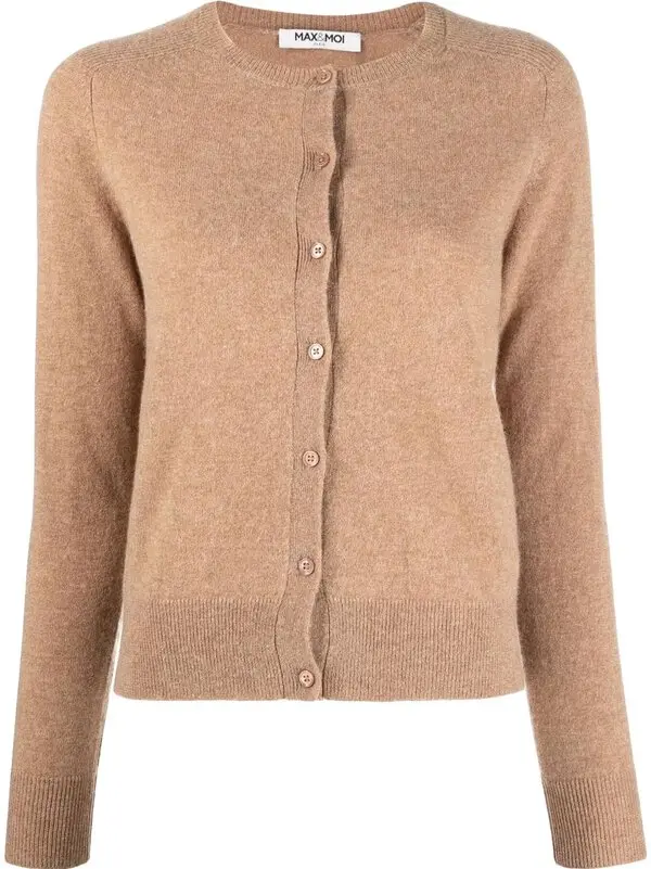 Max & Moi Cashmere Cardigan - Brown