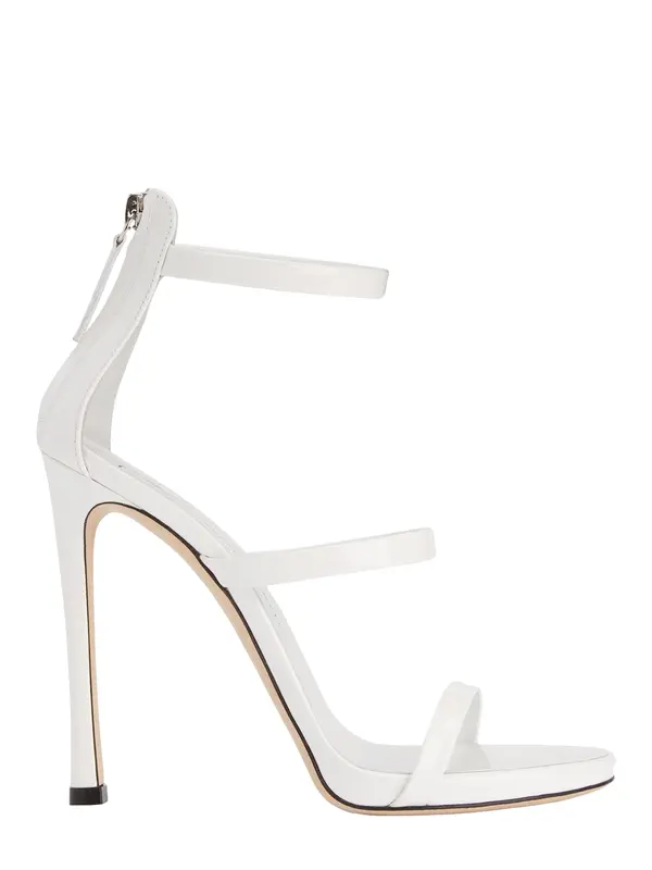 GIUSEPPE ZANOTTI 120mm Harmony Sandals - White