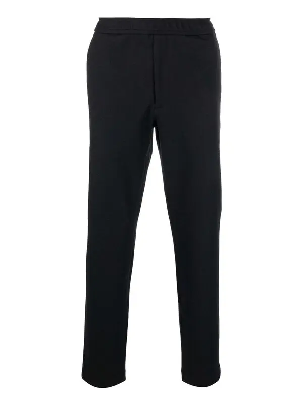 Theory Tapered-leg Track Pants - Black