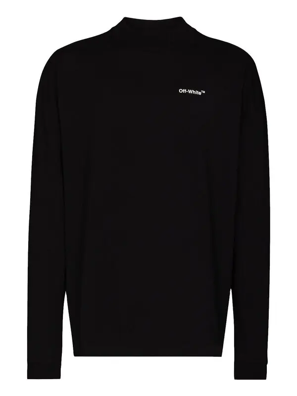 Off-White Caravaggio Arrow Long-sleeve T-shirt - Black