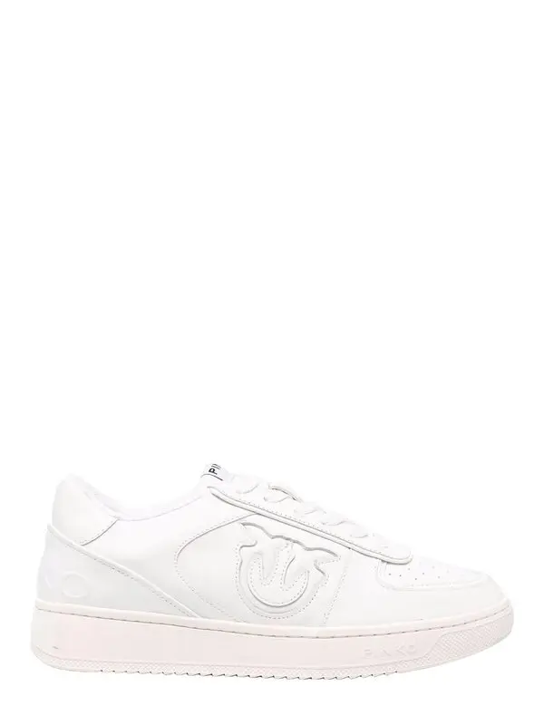 Pinko Embossed Logo Low-top Sneakers - White