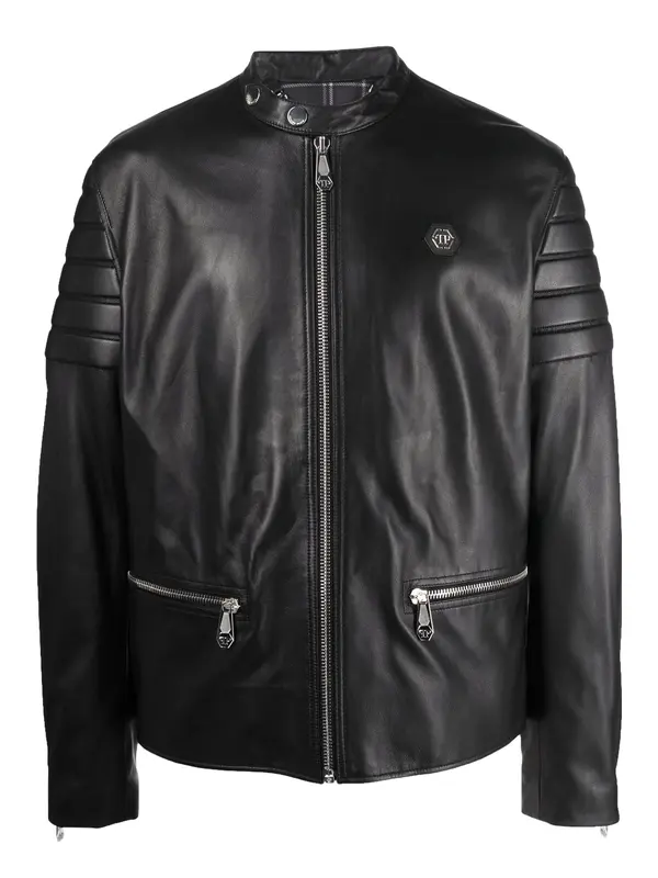 Philipp Plein Moto Jacket - Black
