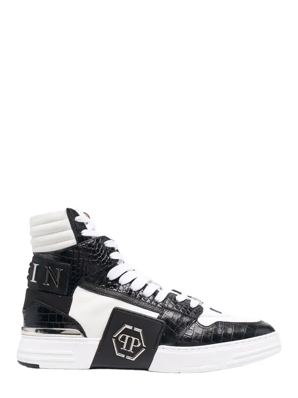 Philipp Plein Cocco Phantom Kicks High-top Sneakers - White