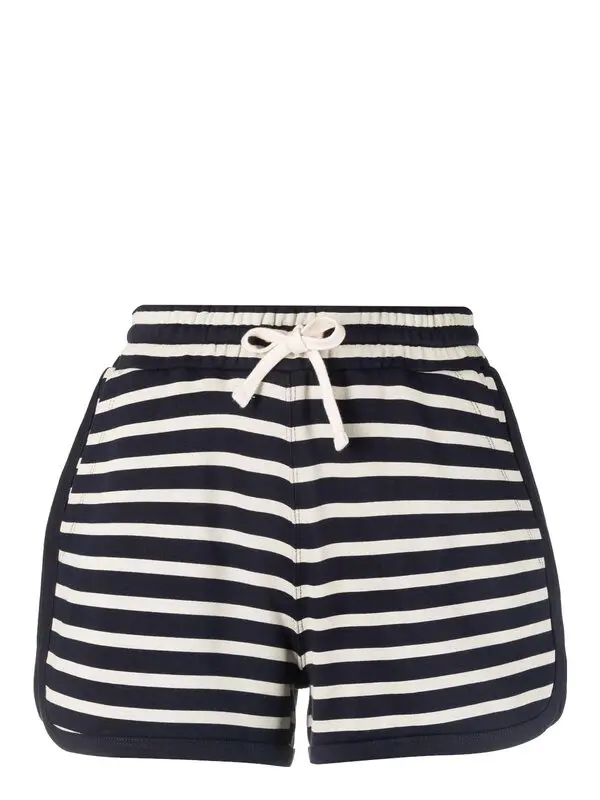 Red Valentino Drawstring-waist Striped Track Pants - Blue