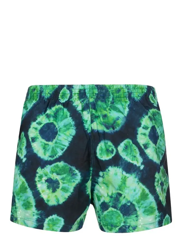 TIMO TRUNKS Shibori Pattern Swim Shorts - Blue