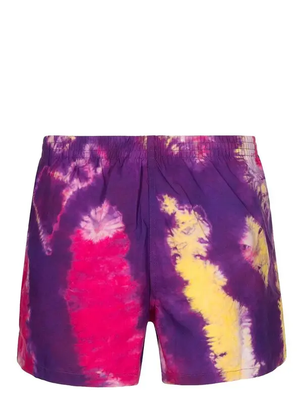 TIMO TRUNKS Shibori Swim Shorts - Purple