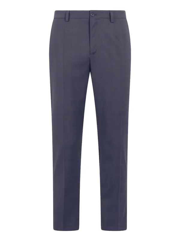 Dolce & Gabbana Tailored Wool Trousers - Blue