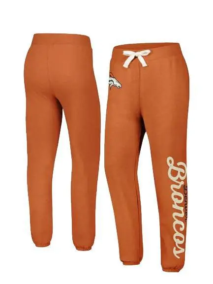 G-III 4HER BY CARL BANKS Denver Broncos Fleece Pants - Orange