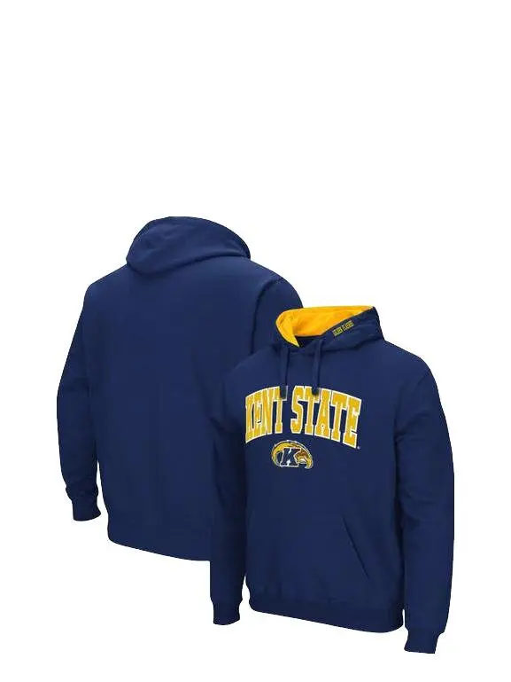 COLOSSEUM Kent State Golden Flashes Arch And Logo Pullover Hoodie - Navy
