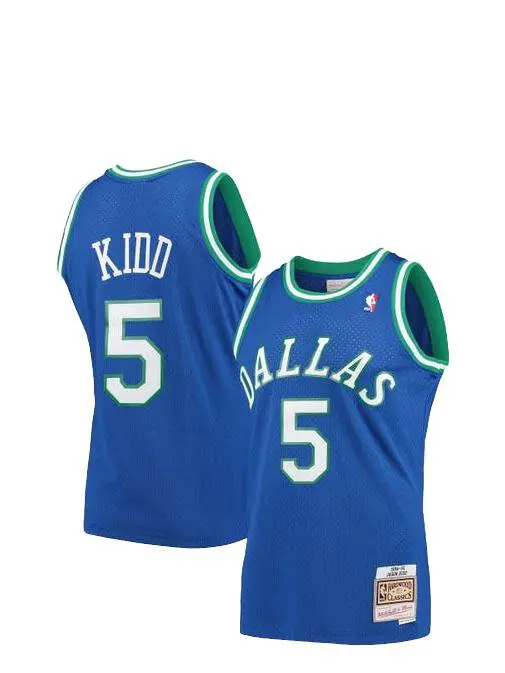 Mitchell & Ness Jason Kidd Dallas Mavericks Hardwood Classics Swingman Jersey - Blue