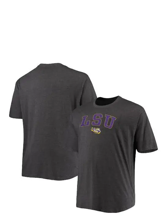 Champion Lsu Tigers Big & Tall Arch Over Wordmark T-shirt - Gray