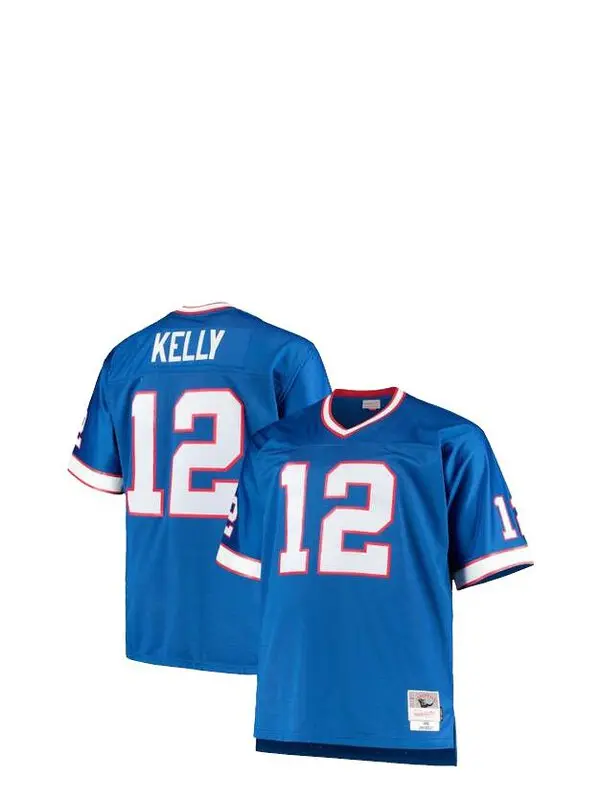 Mitchell & Ness Jim Kelly Buffalo Bills 1990 Retired Player Replica Jersey - Royal
