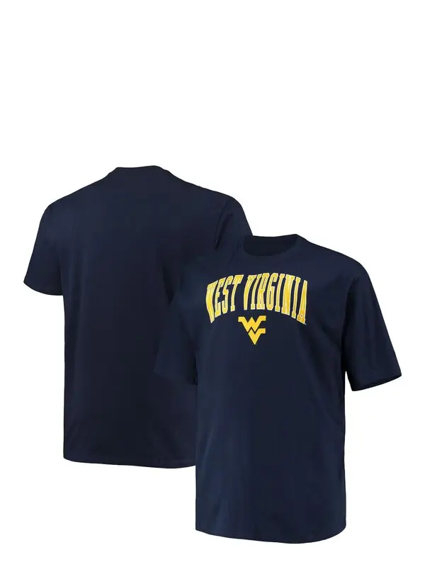 Champion West Virginia Mountaineers Big & Tall Arch Over Wordmark T-shirt - Navy