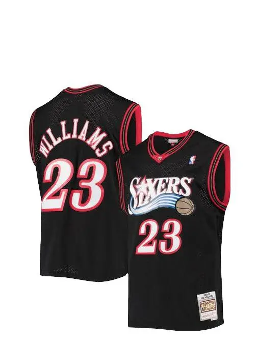 Mitchell & Ness Lou Williams Philadelphia 76ers 2005/06 Hardwood Classics Swingman Jersey - Black