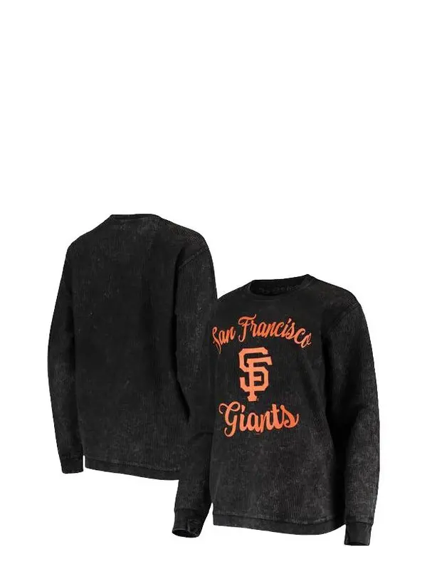 G-III 4HER BY CARL BANKS San Francisco Giants Pullover Sweatshirt - Black