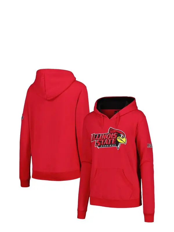 STADIUM ATHLETIC Illinois State Redbirds Big Logo Pullover Hoodie - Red