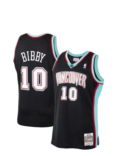 Mitchell & Ness Mike Bibby Vancouver Grizzlies 2000/01 Hardwood Classics Swingman Jersey - Black