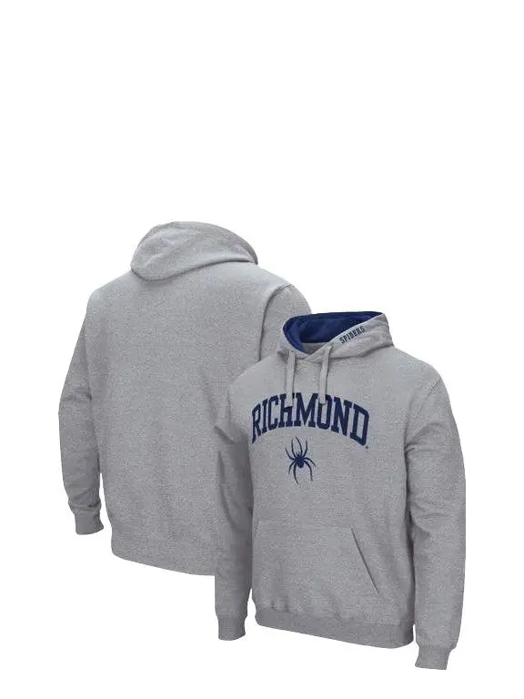 COLOSSEUM Richmond Spiders Arch And Logo Pullover Hoodie - Heather Gray