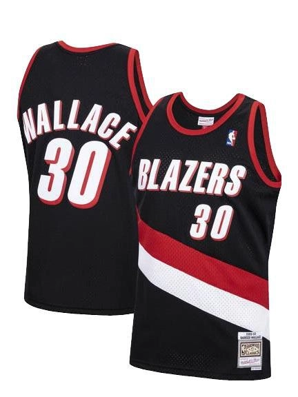 Mitchell & Ness Rasheed Wallace Portland Trail Blazers 1999/00 Hardwood Classics Swingman Jersey - Black