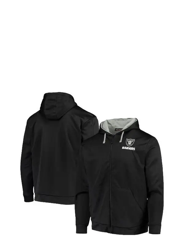 DUNBROOKE Las Vegas Raiders Full-zip Hoodie - Black